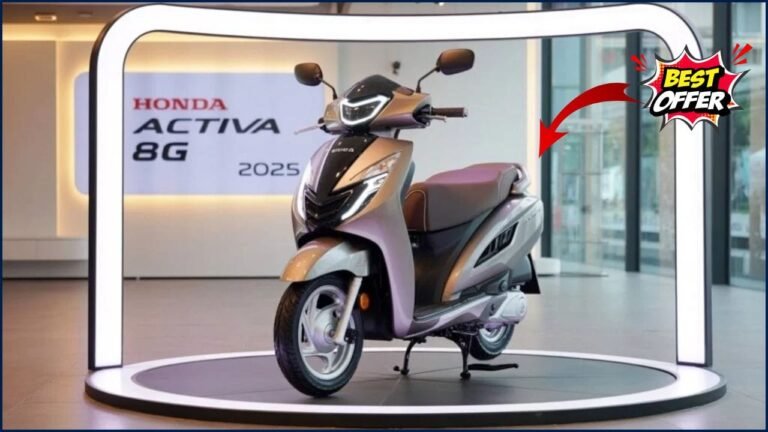 Honda Activa 8G with 125CC Engine and 65KMPL Mileage Available at ₹52,000- Dhamaka Deals